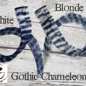 Zebra Tiger Stripe Clip in 18 Inch Hand Made Hair Extension 12 Colours ...