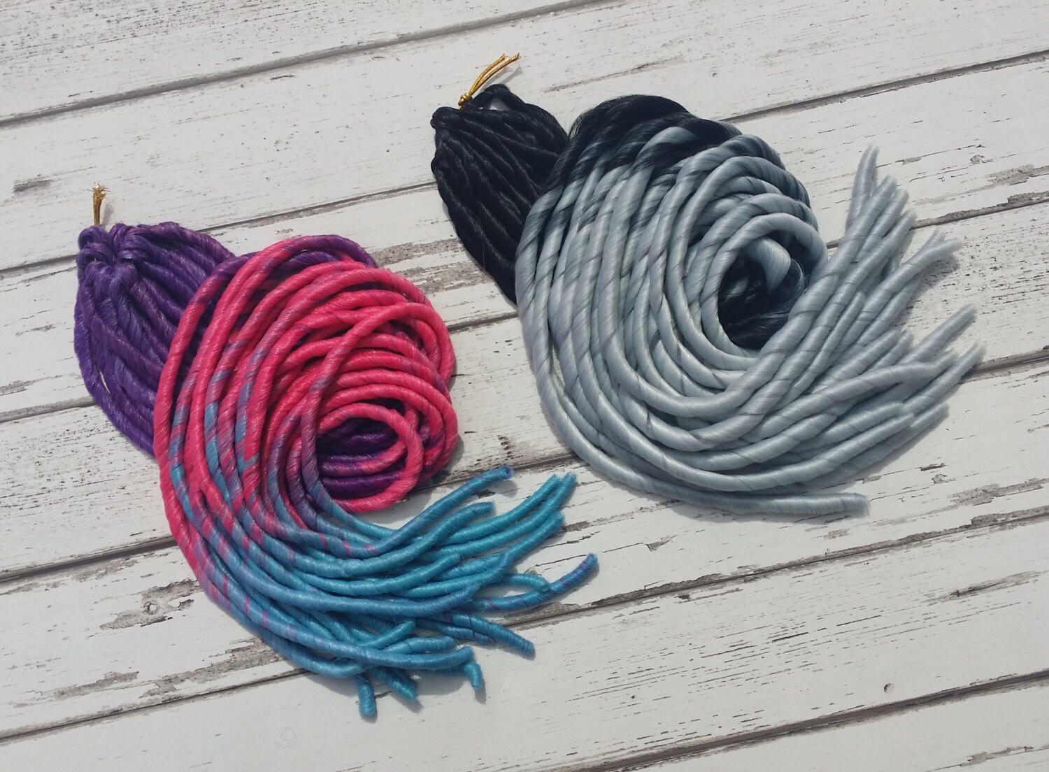 20 Inch Single Ended Transitional Dreads Pack of 20 Various Colours - Etsy