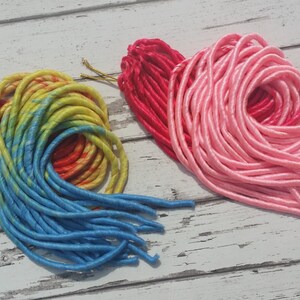 20 Inch Single Ended Transitional Dreads Pack of 20 Various Colours - Etsy