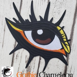 Large Eye Embroidered or Sequin Patch Applique Very Gothic Emo Punk - Etsy