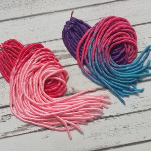 20 Inch Single Ended Transitional Dreads Pack of 20 Various Colours - Etsy