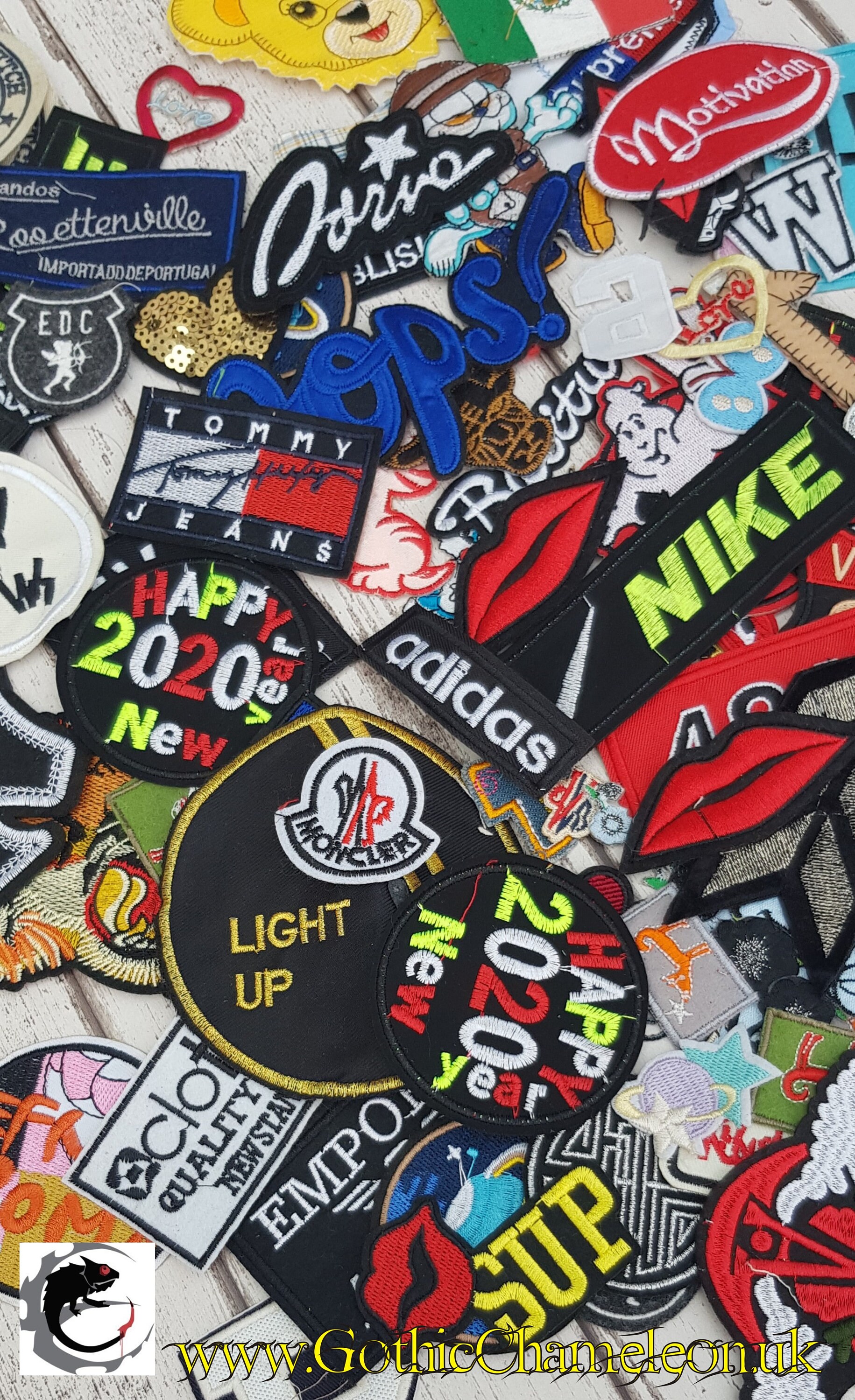 Mix Lucky Dip Embroidered Patches Applique Logos | Etsy