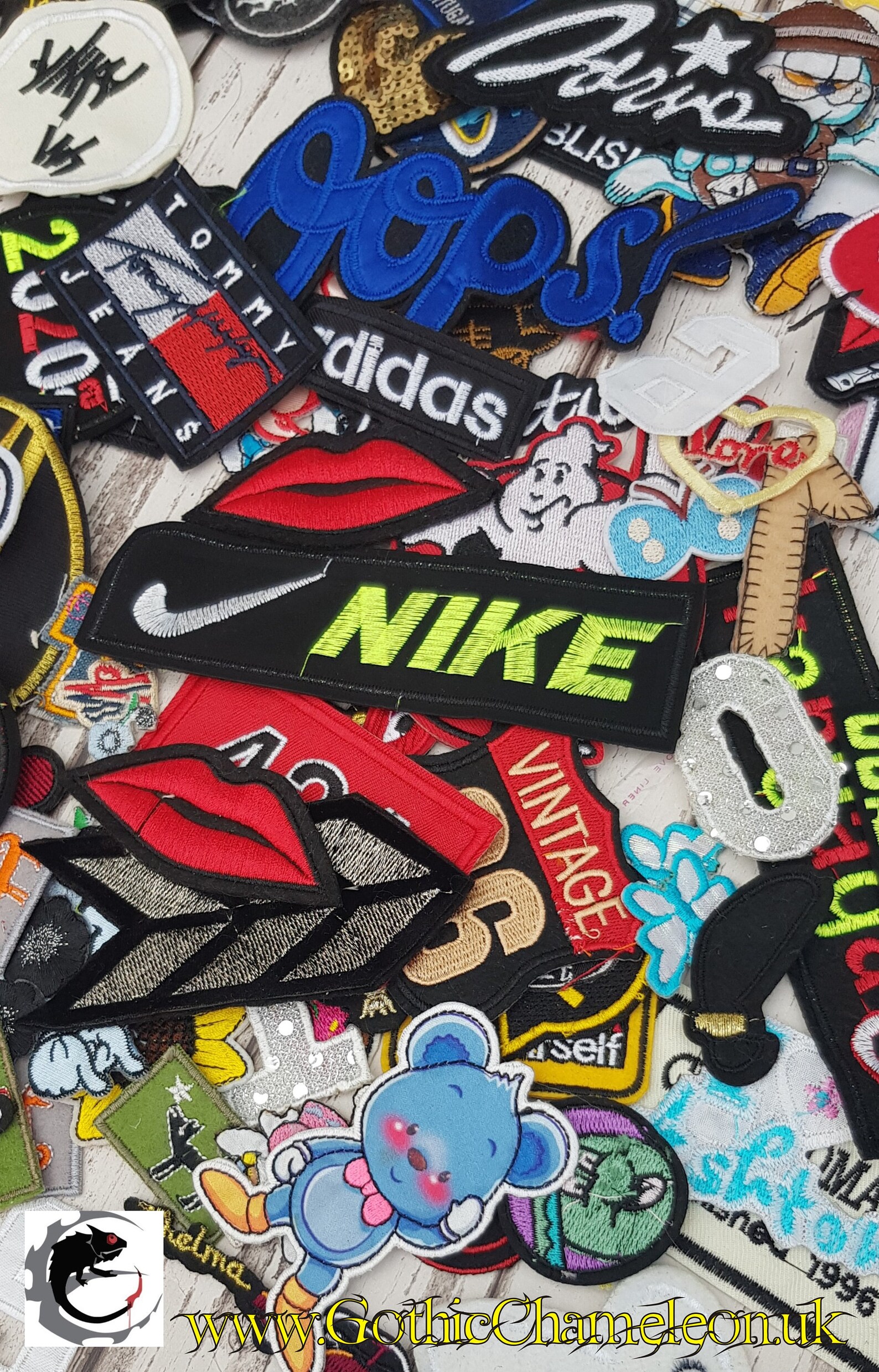 Mix Lucky Dip Embroidered Patches Applique Logos | Etsy