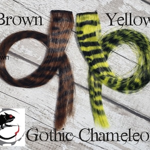 Zebra Tiger Stripe Clip in 18 Inch Hand Made Hair Extension 12 Colours ...