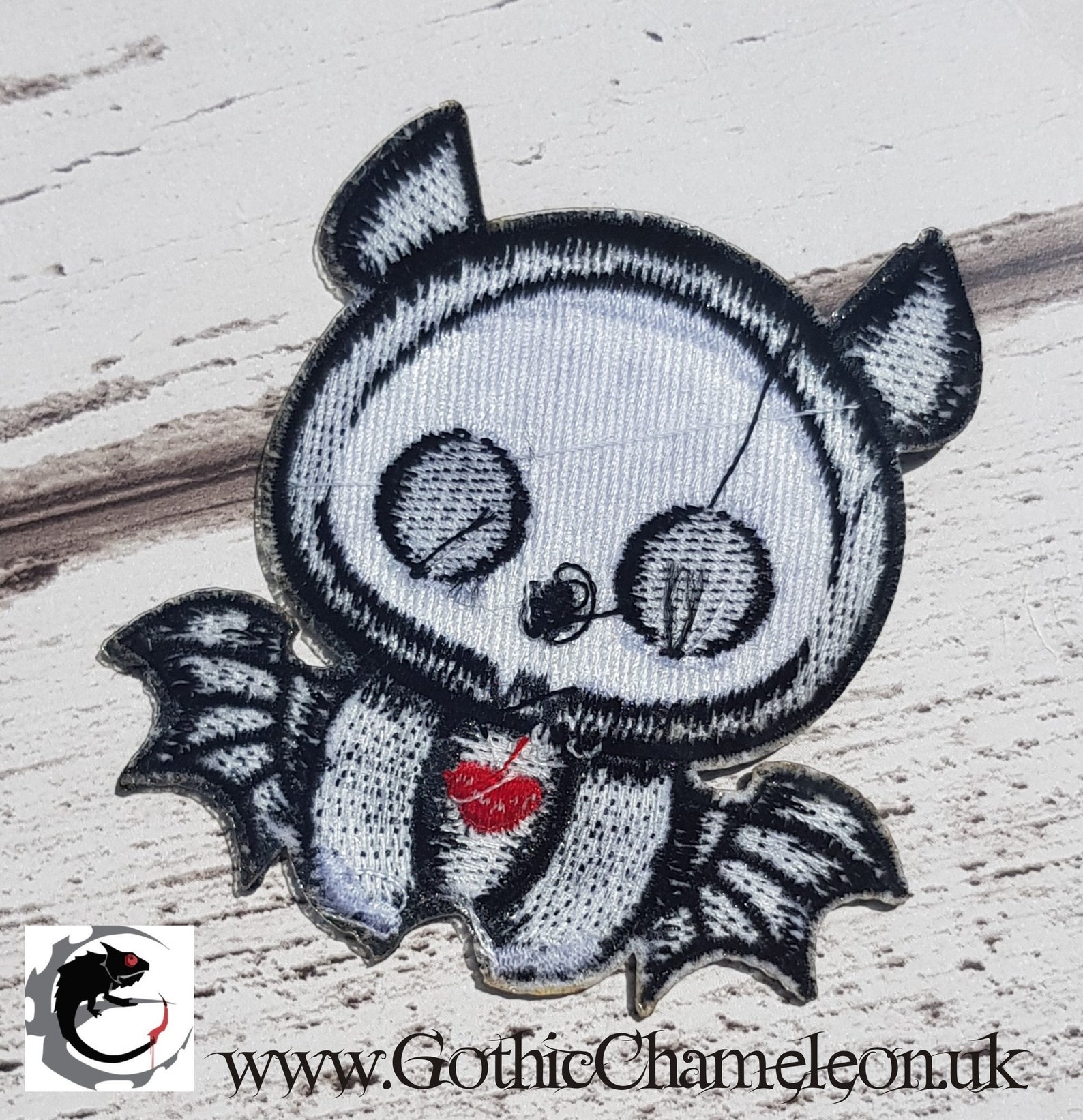 Cute Baby Bat Embroidered Patch Applique Very Gothic Emo Punk - Etsy