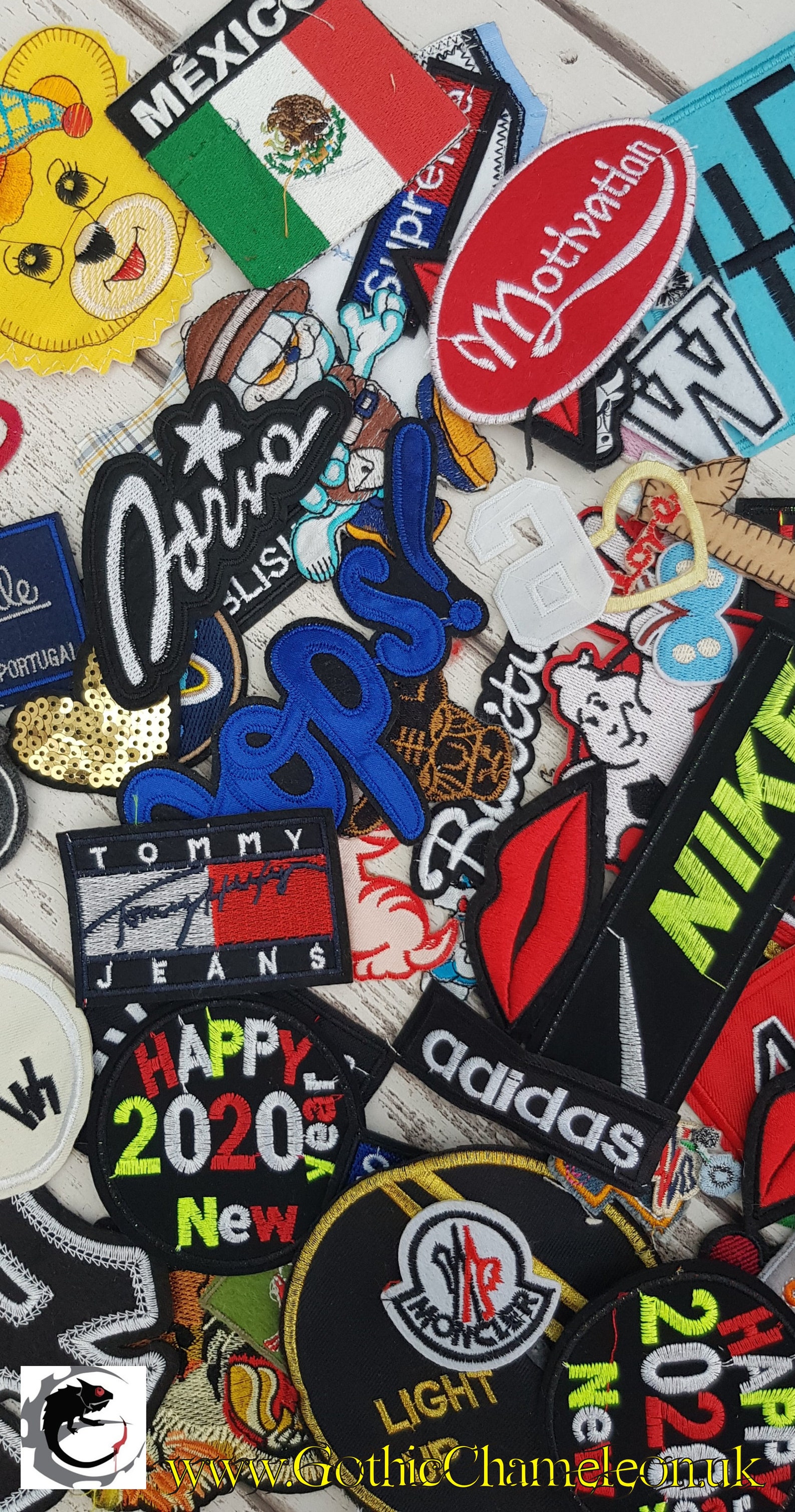 Mix Lucky Dip Embroidered Patches Applique Logos | Etsy