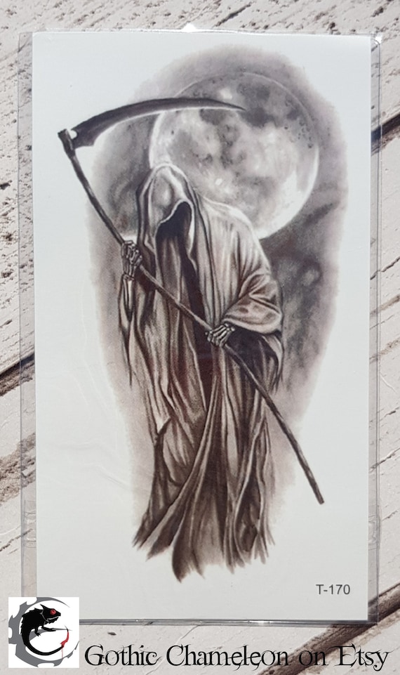 Grim Reaper Hand Tattoo