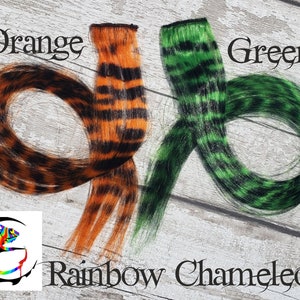 Zebra Tiger Stripe Clip in 18 Inch Hand Made Hair Extension 12 Colours ...