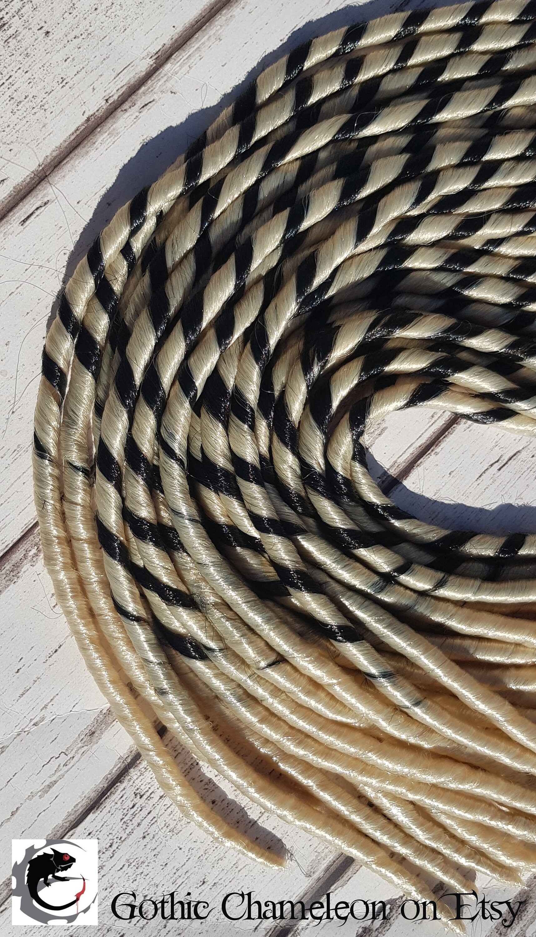 SE Single Ended Candy Cane Dreads 18 Inch long Made to Order | Etsy