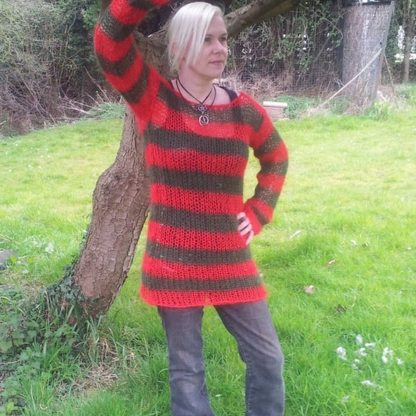 Freddy Krueger Sweater - Etsy