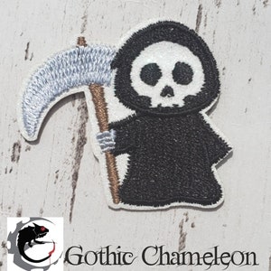 Red Biohazard Symbol Embroidered Patch Applique Very Gothic Emo Punk ...