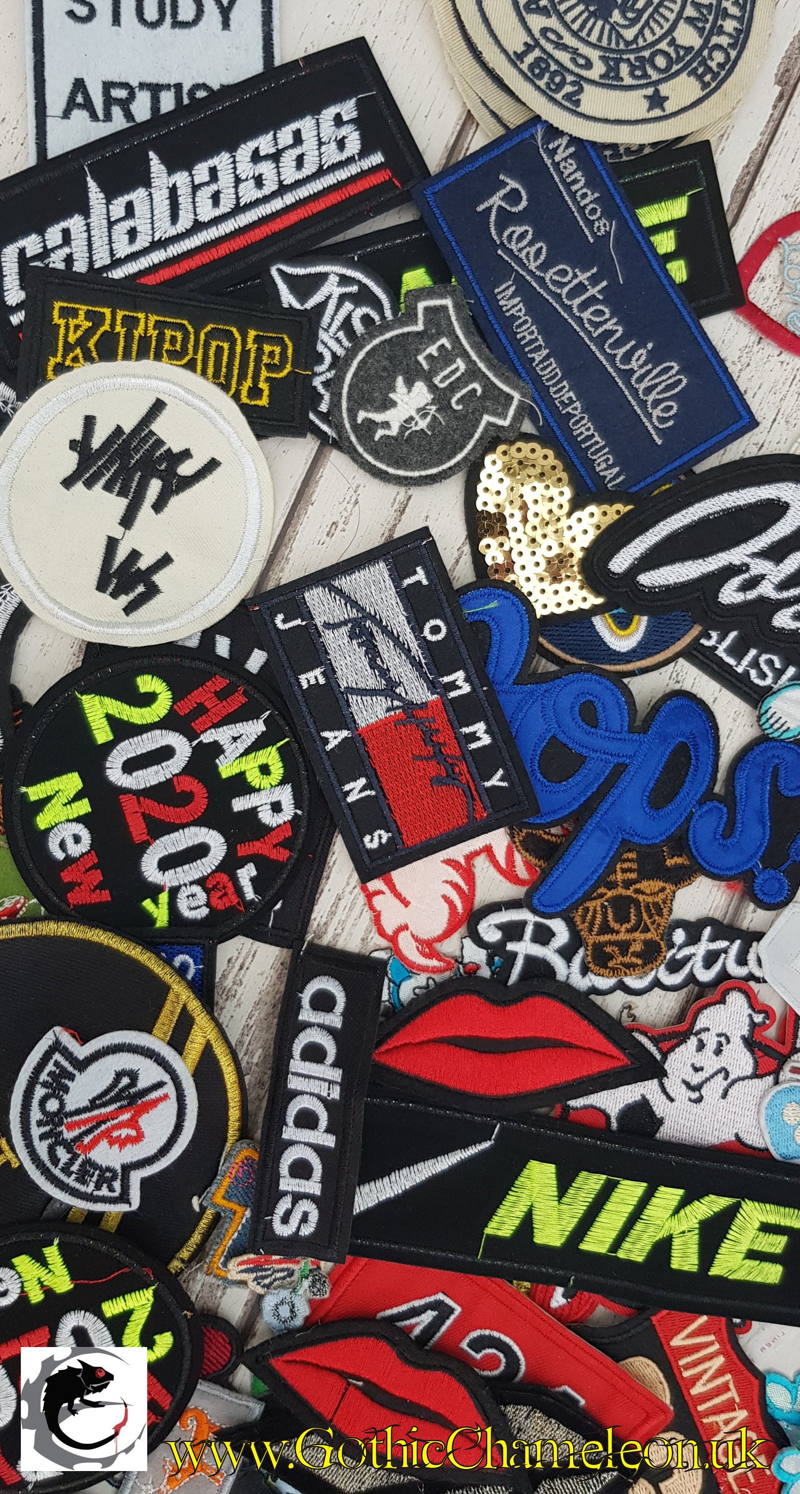 Mix Lucky Dip Embroidered Patches Applique Logos | Etsy