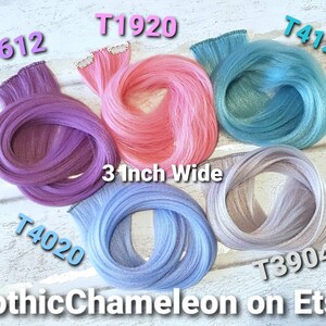 Custom Colour Clip in Hair Extensions up to 24 Inches Long Hand Wefted ...