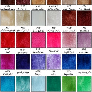 Custom Colour Clip in Hair Extensions up to 24 Inches Long Hand Wefted ...