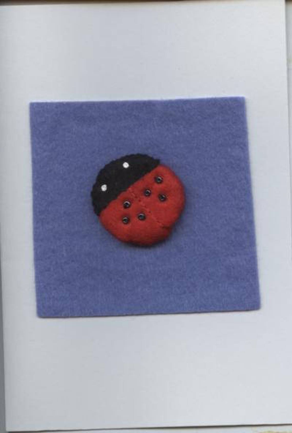Greetings Card With Ladybird Motif - Etsy