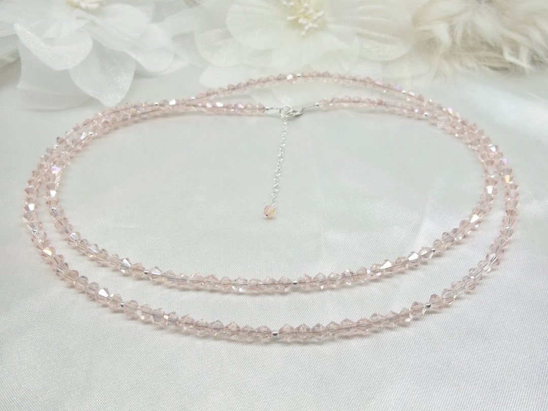 Pink Crystal Belly Chain Pink Belly Chain Tummy Chain Adjustable Sexy ...