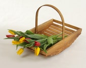 Items similar to A Solid Oak Large Welsh Garden Trug-Easy to Store-NEW ...