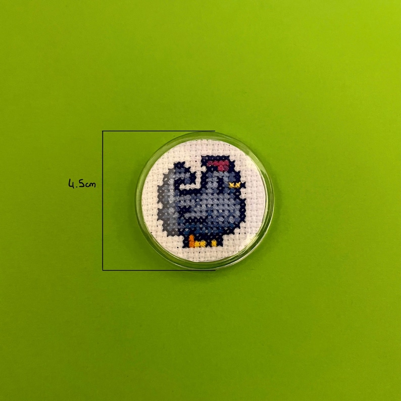Stardew Valley Blue Chicken Badge - Etsy