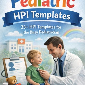 Pediatric HPI Templates - Etsy