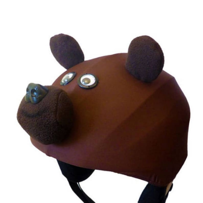 Teddy bear ski helmet cover snowboard gift couvre casque | Etsy