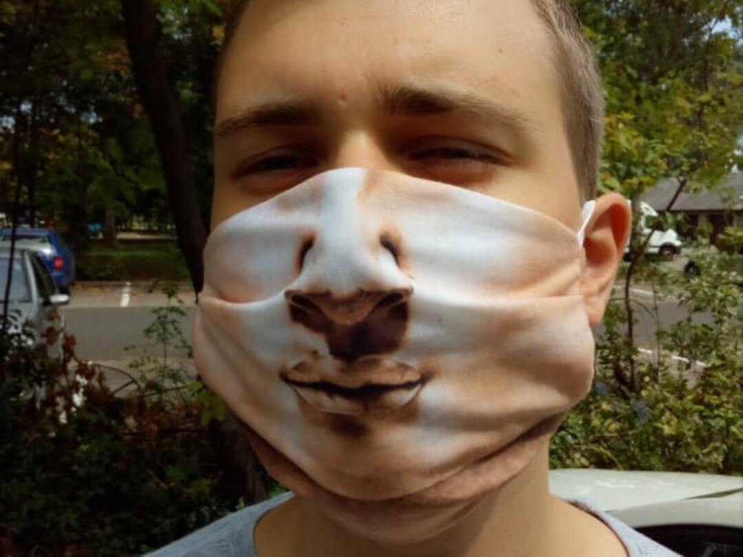 Michelangelo David Face Mask for Men, Gift for Husband, Art Face Mask ...