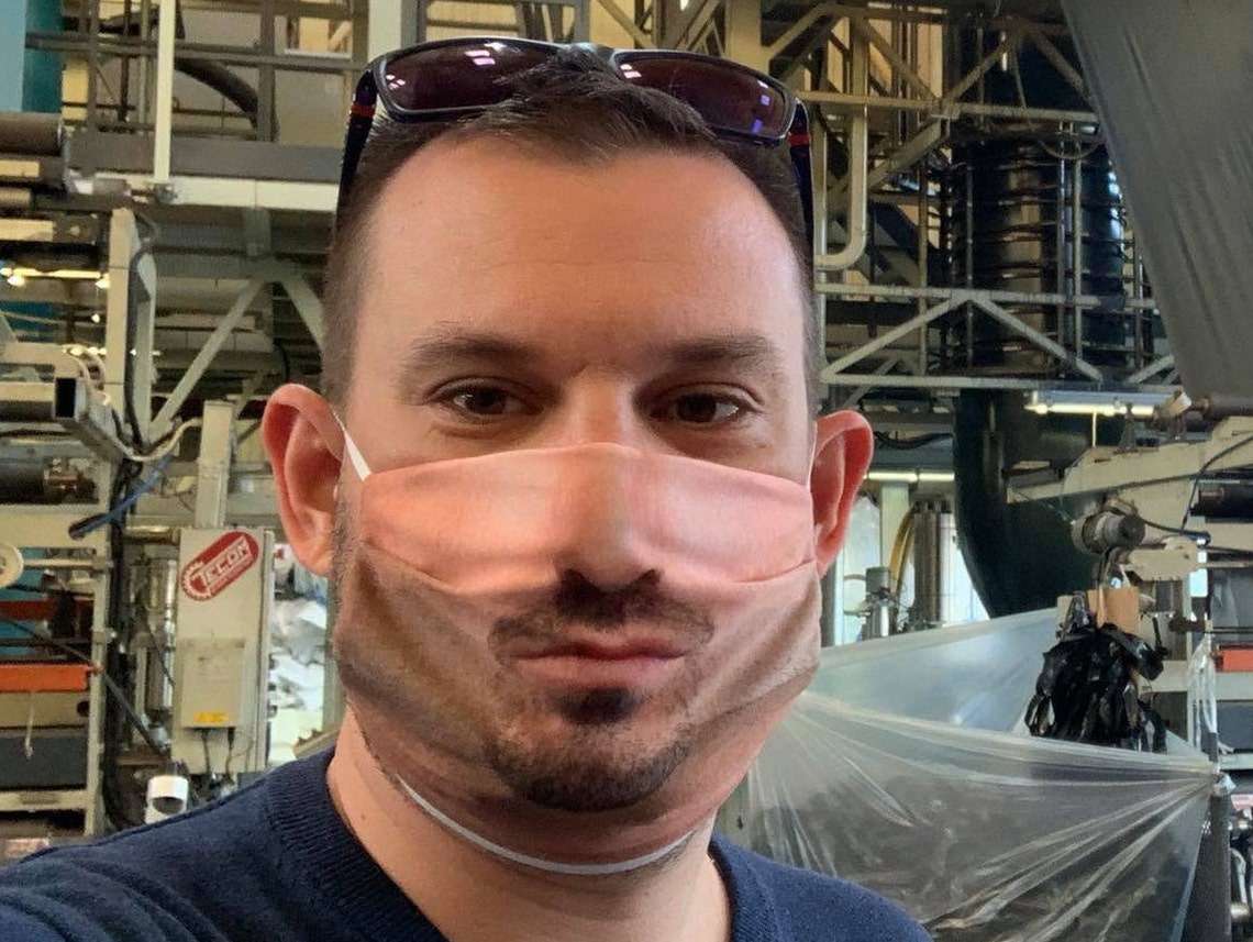 EXPRESS SHIPPING Funny Face Mask for Men Father's Day - Etsy