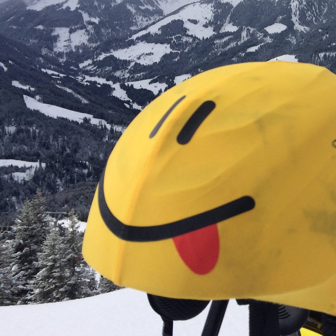 Smiley Emoji Evercover Ski Helmet Cover Snowboard Helmet - Etsy
