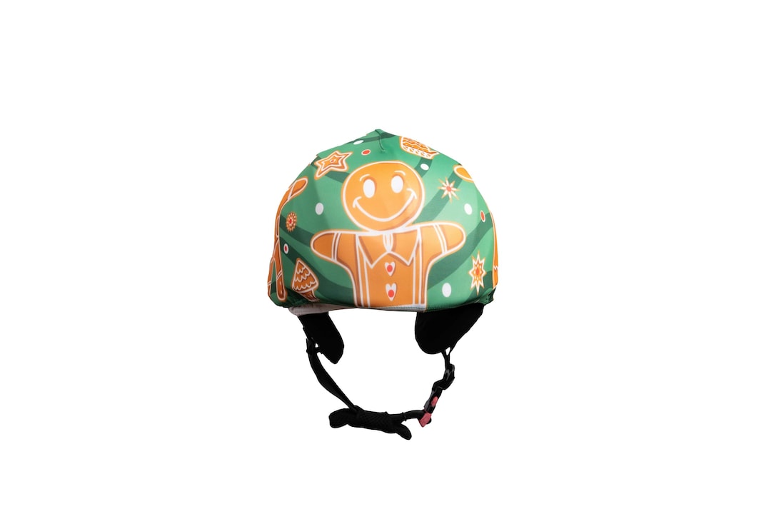 Gingerbread Ski Helmet Cover, Snowboard Helmet Cover, Bike Cycling ...