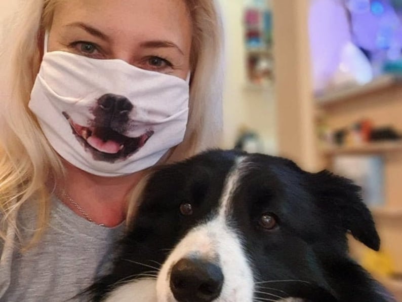 DOGGY Face Mask for Kid, Funny Gift for Kid - Etsy