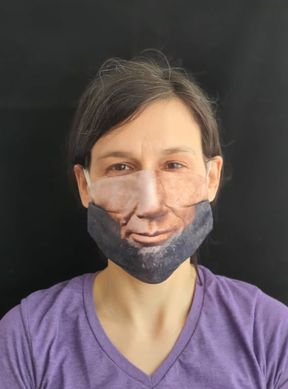ABRAHAM LINCOLN Face Mask With Filter Pocket and Nose Wire | Etsy
