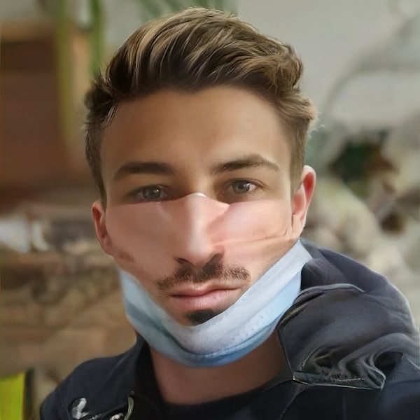 Prank Face Mask - Etsy