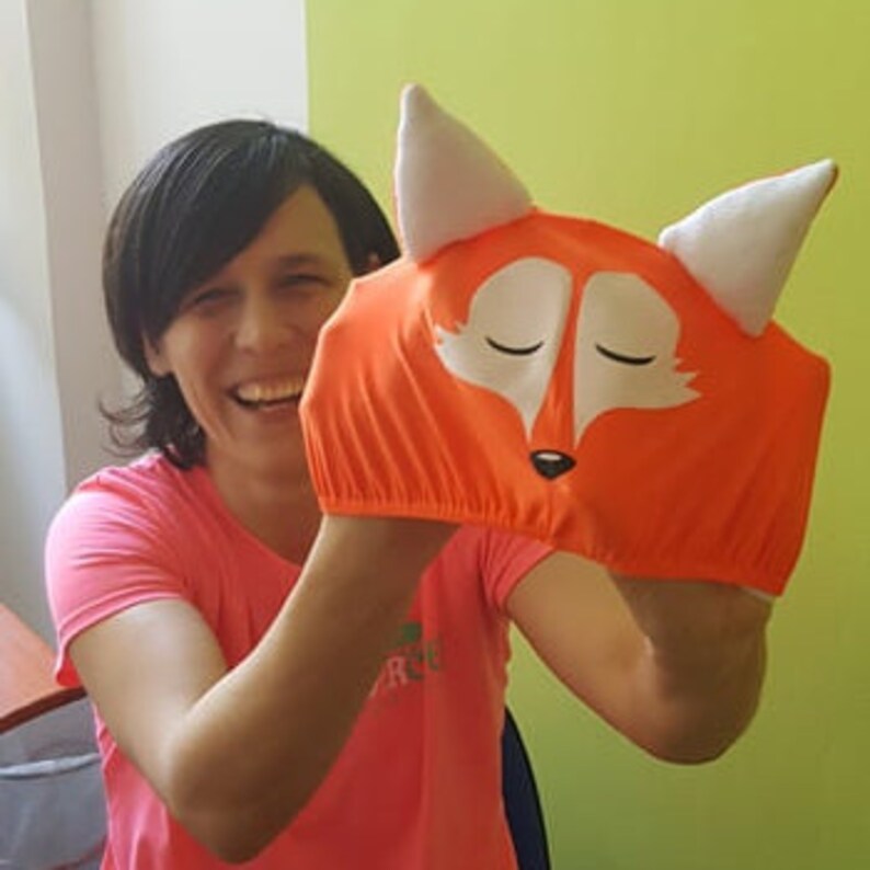 Fox Ski Helmet Cover, Fox Snowboard Helmet Cover, Gift for Wintersport ...