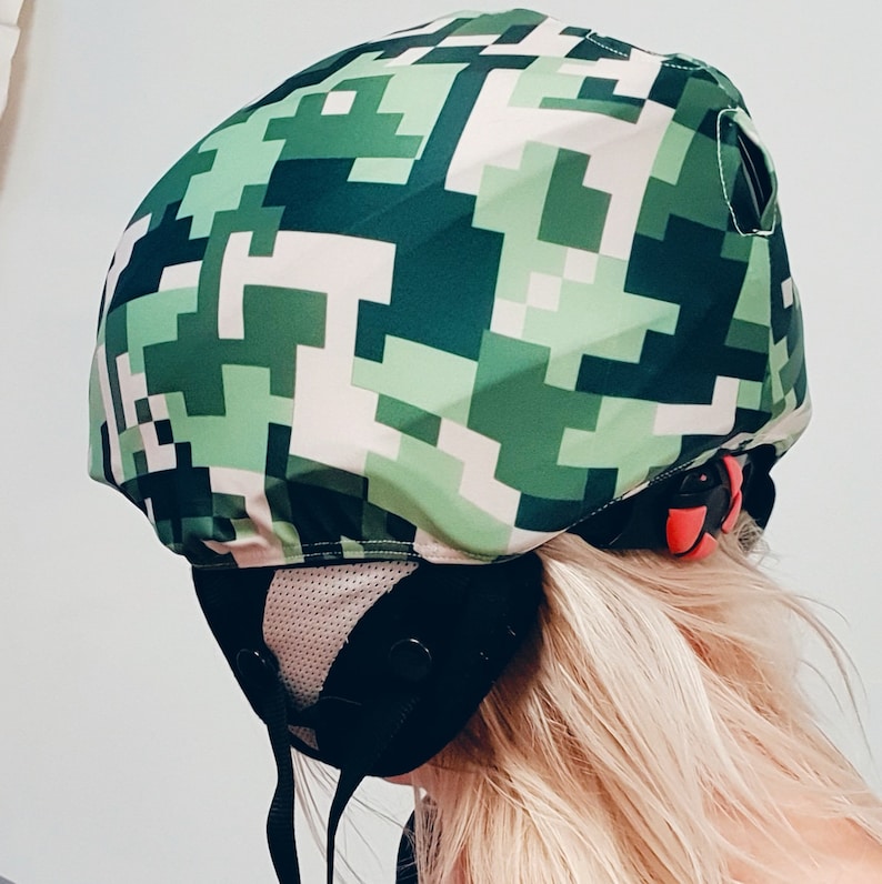 Creeper Minecraft Ski and Cycling Helmet Cover, Gift for Girls, Gift ...