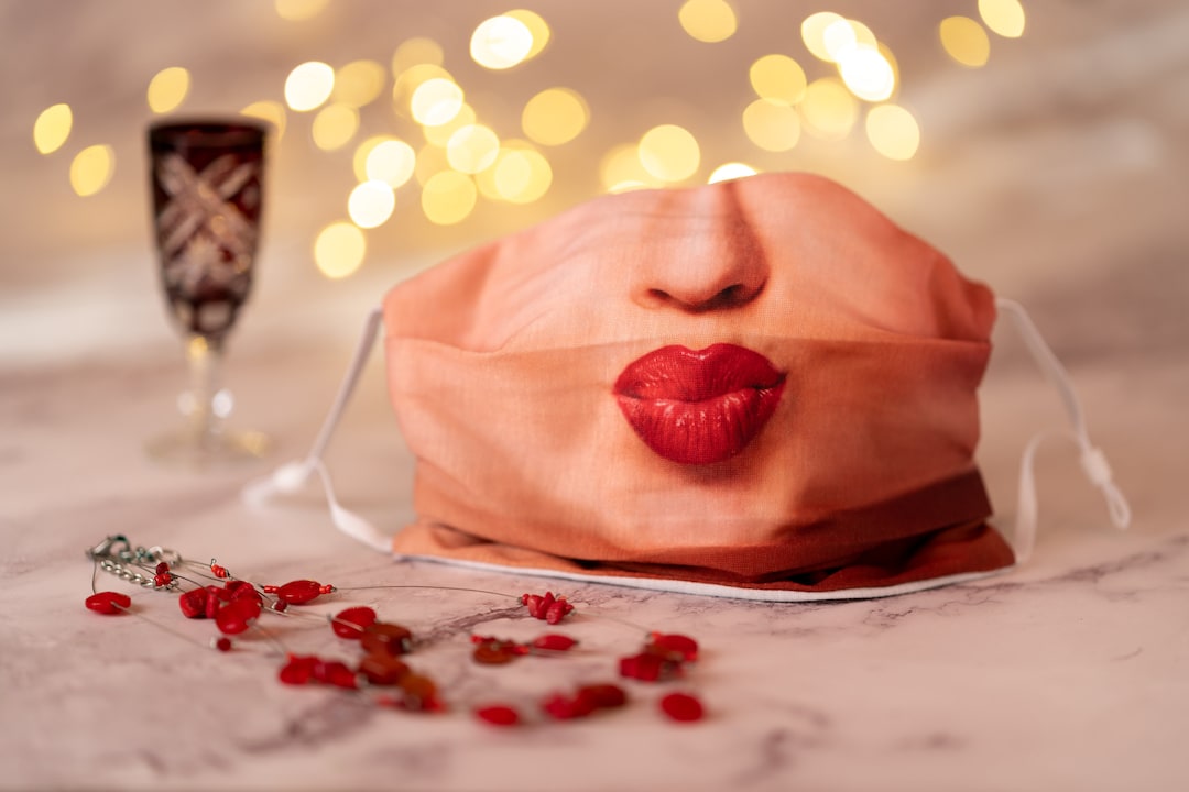 Valentine's Day Gift for Her, Lips Face Mask Adults, Kiss Face Mask ...