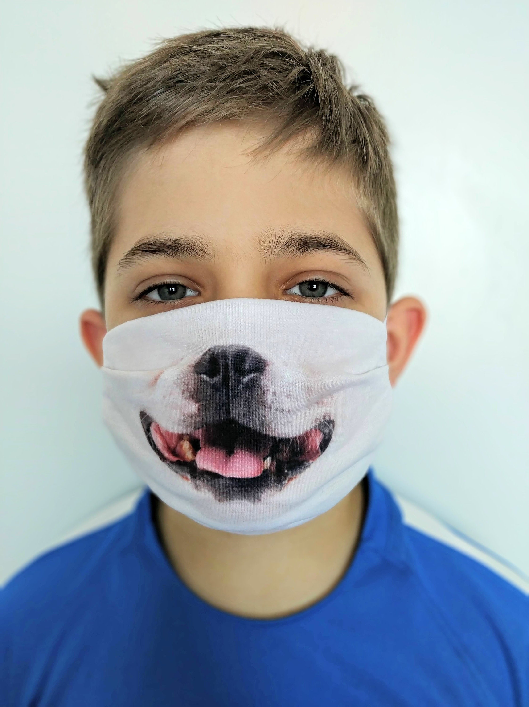 DOGGY Face Mask for Kid funny gift for kid | Etsy