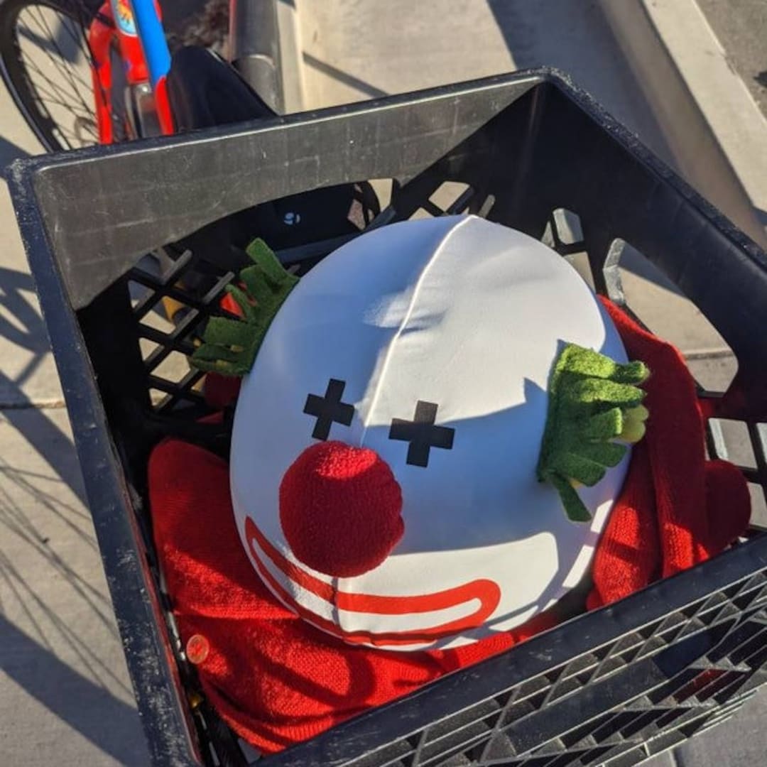 Clown Kid Size Evercover Ski Helmet Cover, Snowboard, Bike and Cycling ...