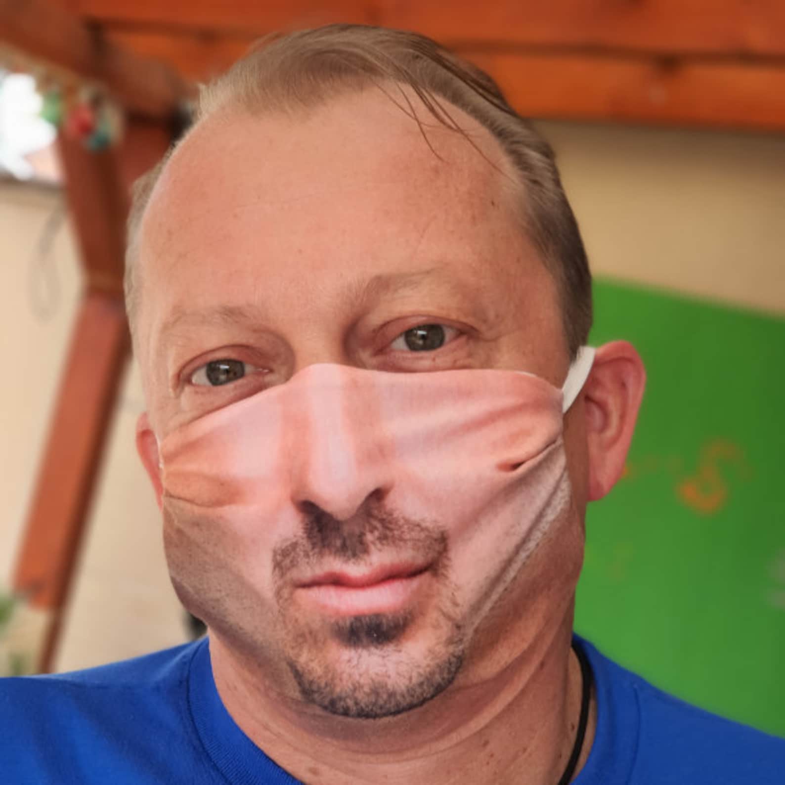 EXPRESS SHIPPING Funny Face Mask for Men Father's Day - Etsy