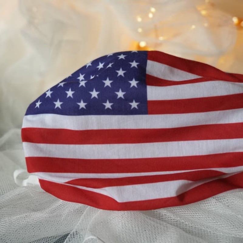 Usa Flag Mask - Etsy