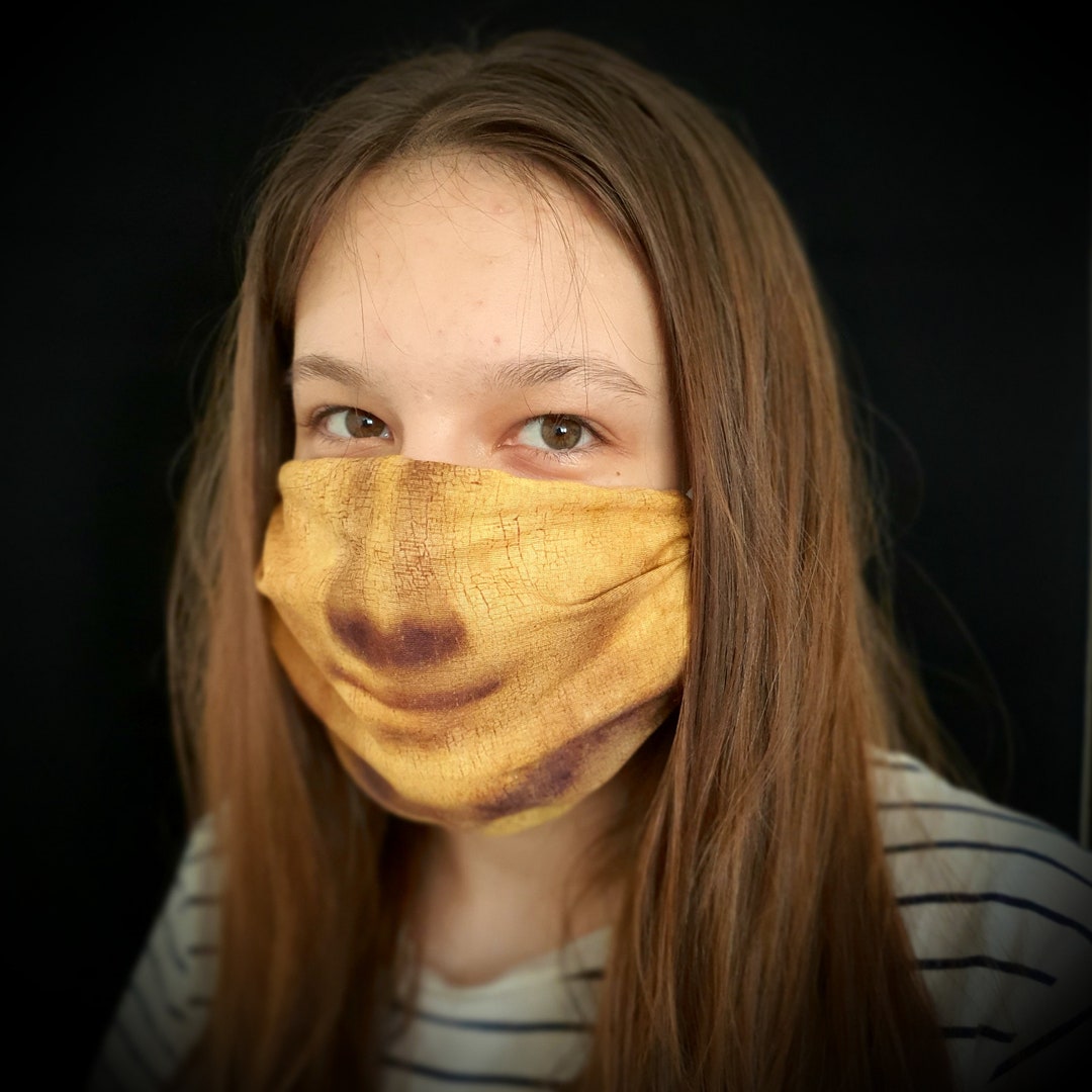 MONA LISA Face Mask With Filter Layer, Washable Cotton Face Mask Adult ...