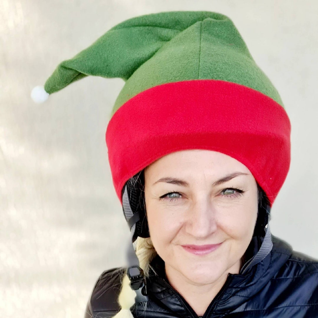 Green Christmas Elf, Elves Ski Helmet Cover, Snowboard Helmet Cover ...