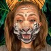 Tiger Face Mask, Halloween Face Mask, Adjustable Cute Face Mask for ...