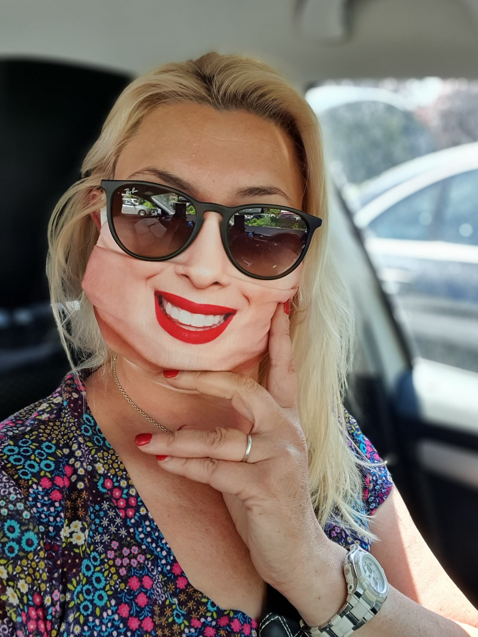 RADIANT SMILE WOMAN Face Mask lifelike masks realistic | Etsy