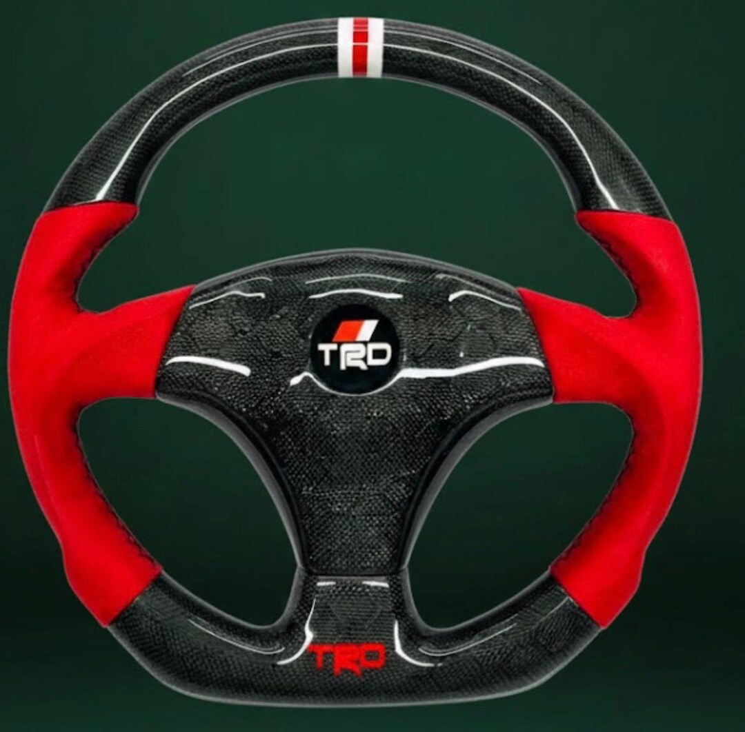 TRD CARBON Fiber Steering Wheel for Toyota Celica, MR2 SPYDER, Supra ...