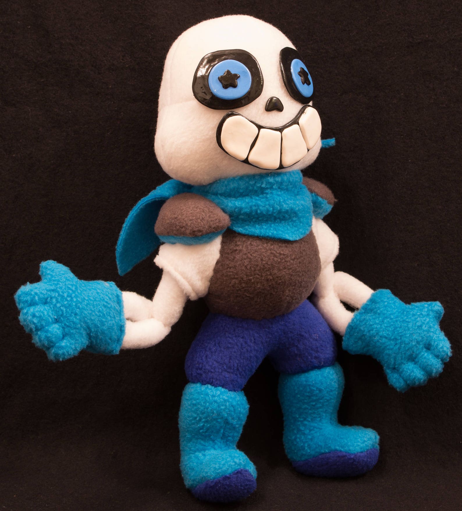 Underswap Sans Geeky Plush OOAK Toy for Undertale Fans and Collectors ...