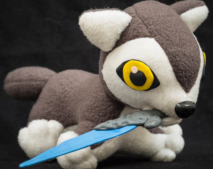 Sif, the Great Grey Wolf Chibi Plush - Etsy