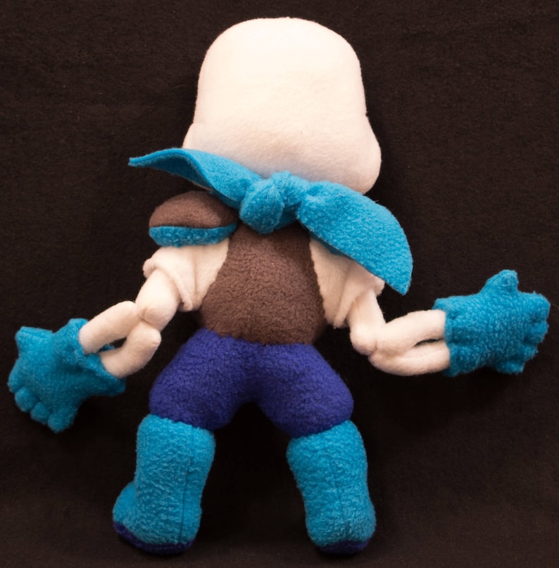 Underswap Sans Geeky Plush OOAK Toy for Undertale Fans and Collectors ...
