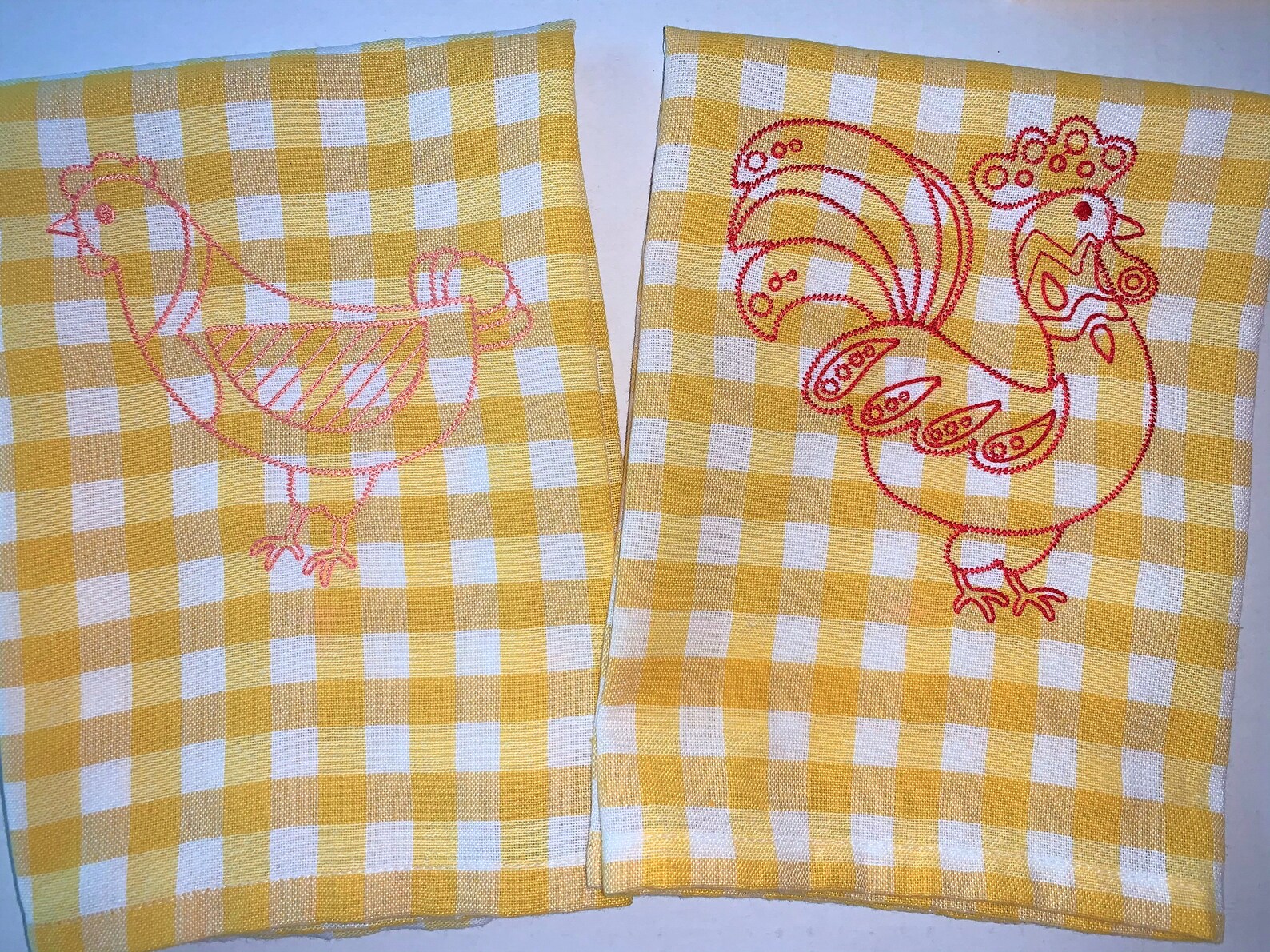 Whimsical Chicken Cloth Dining Napkins Fabric Napkins Bread - Etsy