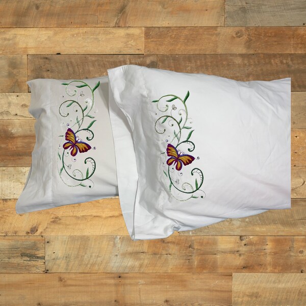 Embroidered Pillowcases - Etsy
