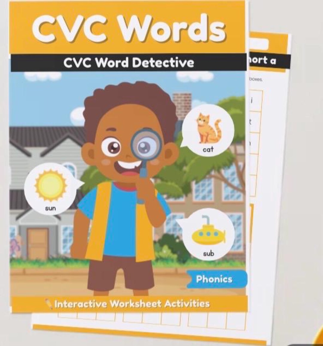Phonics Word Detective Workbook | Printable Reading and Writing ...