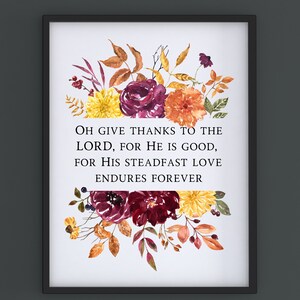 Fall Bible Verse Wall Art | Bible Verse Sign | Christian Wall Art ...